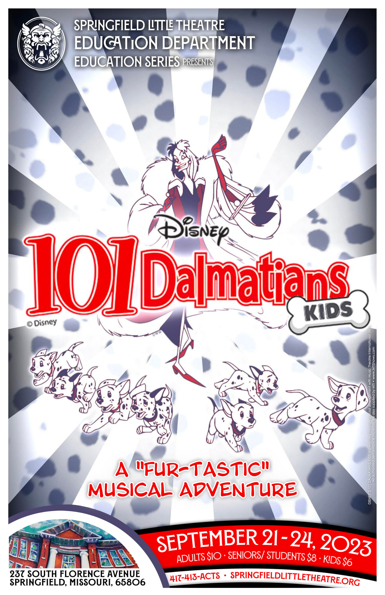 Disney's 101 Dalmatians, KIDS Cast List - Springfield Little Theatre